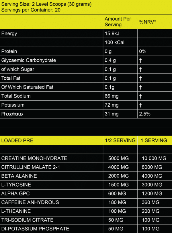 LOAD3D 608 grams – Evolve Nutrition – Evolve Nutrition Supplements