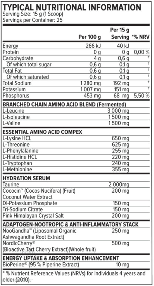 Neuro EAA – Evolve Nutrition – Evolve Nutrition Supplements